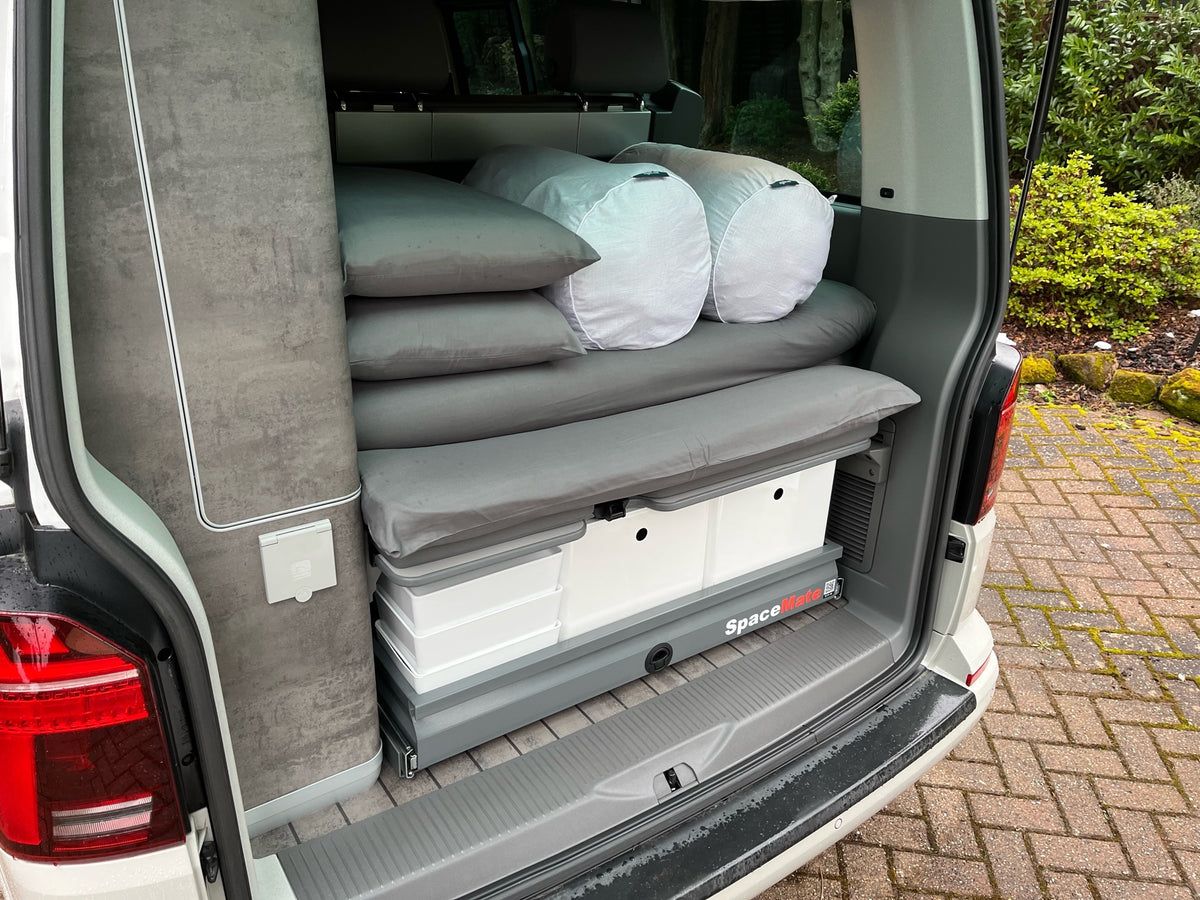 Has anyone got the new Space Mate sliding boot shelf? | VW California ...