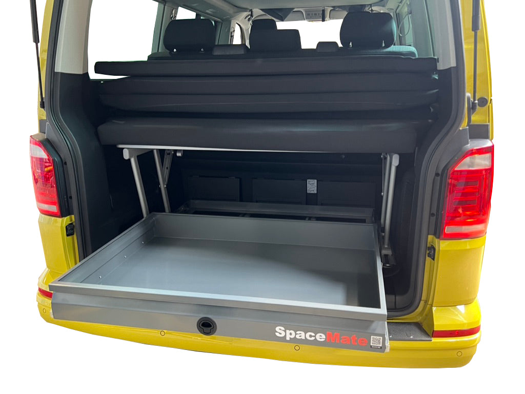 SpaceMate rear sliding tray drawer for VW California Beach SE T5/T6/T6 ...
